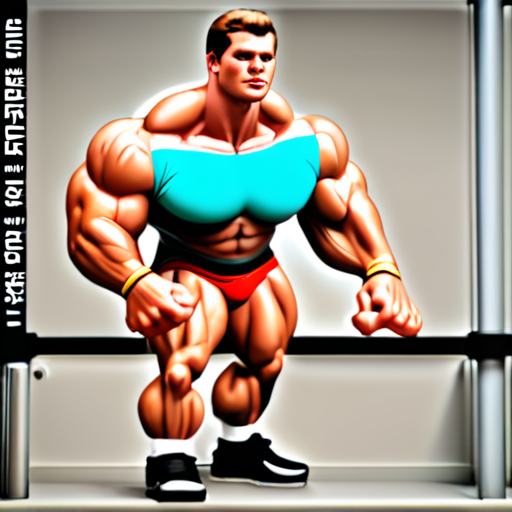 big muscle man with baby face