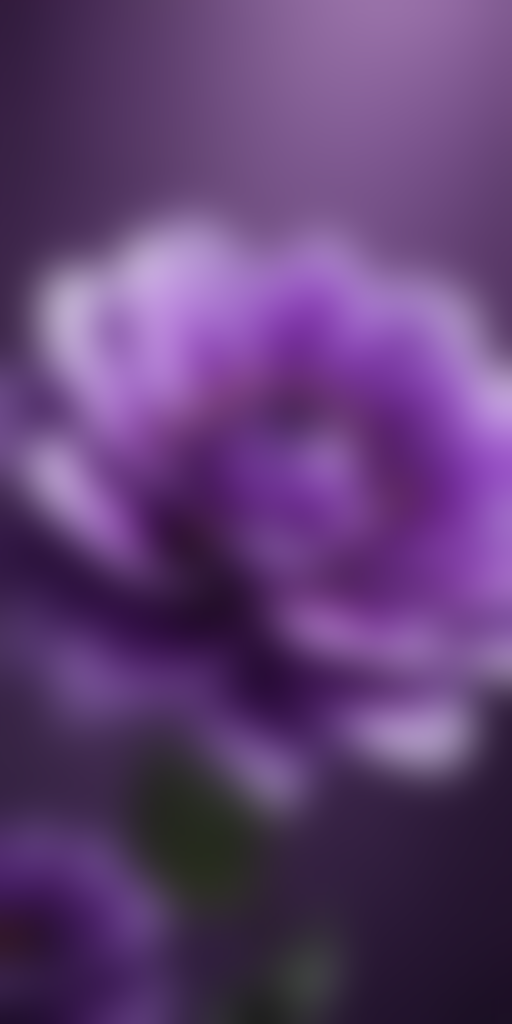 Elegant Purple Rose Blooming Against a Soft, Dreamy Purple Background