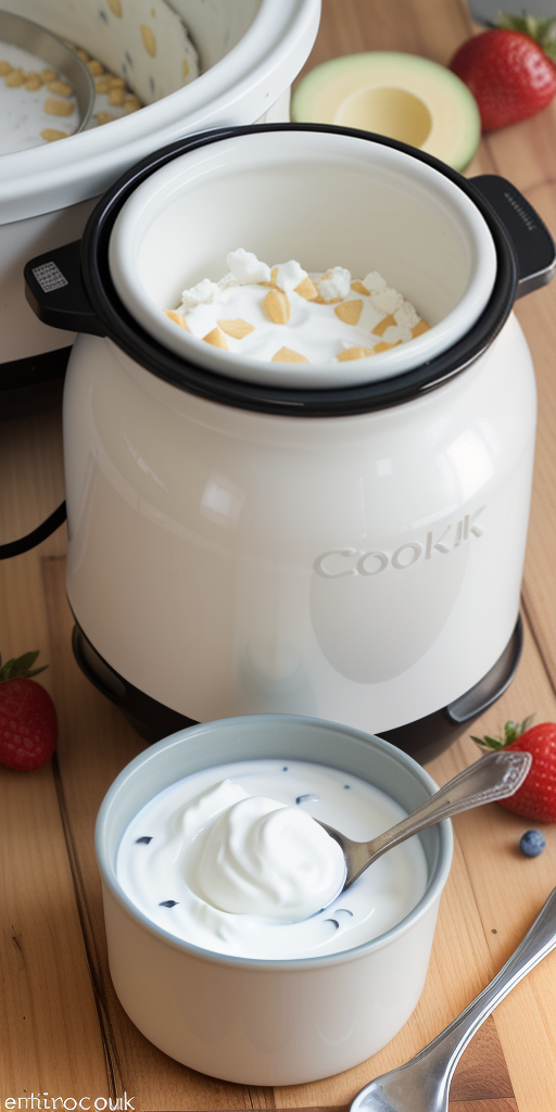 Delicious Homemade Yogurt Preparation with Fresh Ingredients and Tools