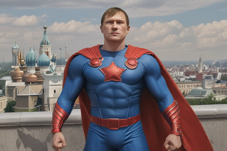Russia as if it were a comic book super hero