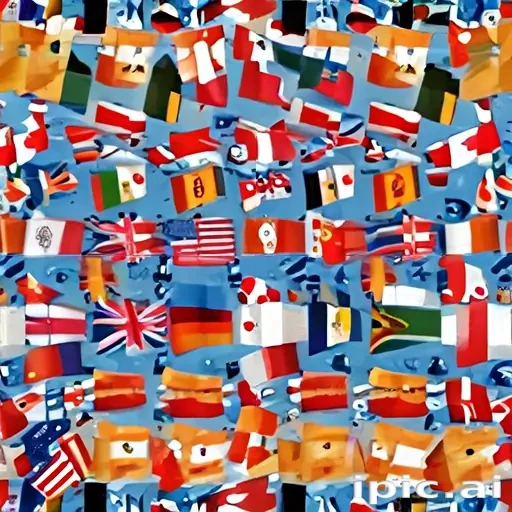An Array of Colorful Flags Representing Diverse Nations Around the World