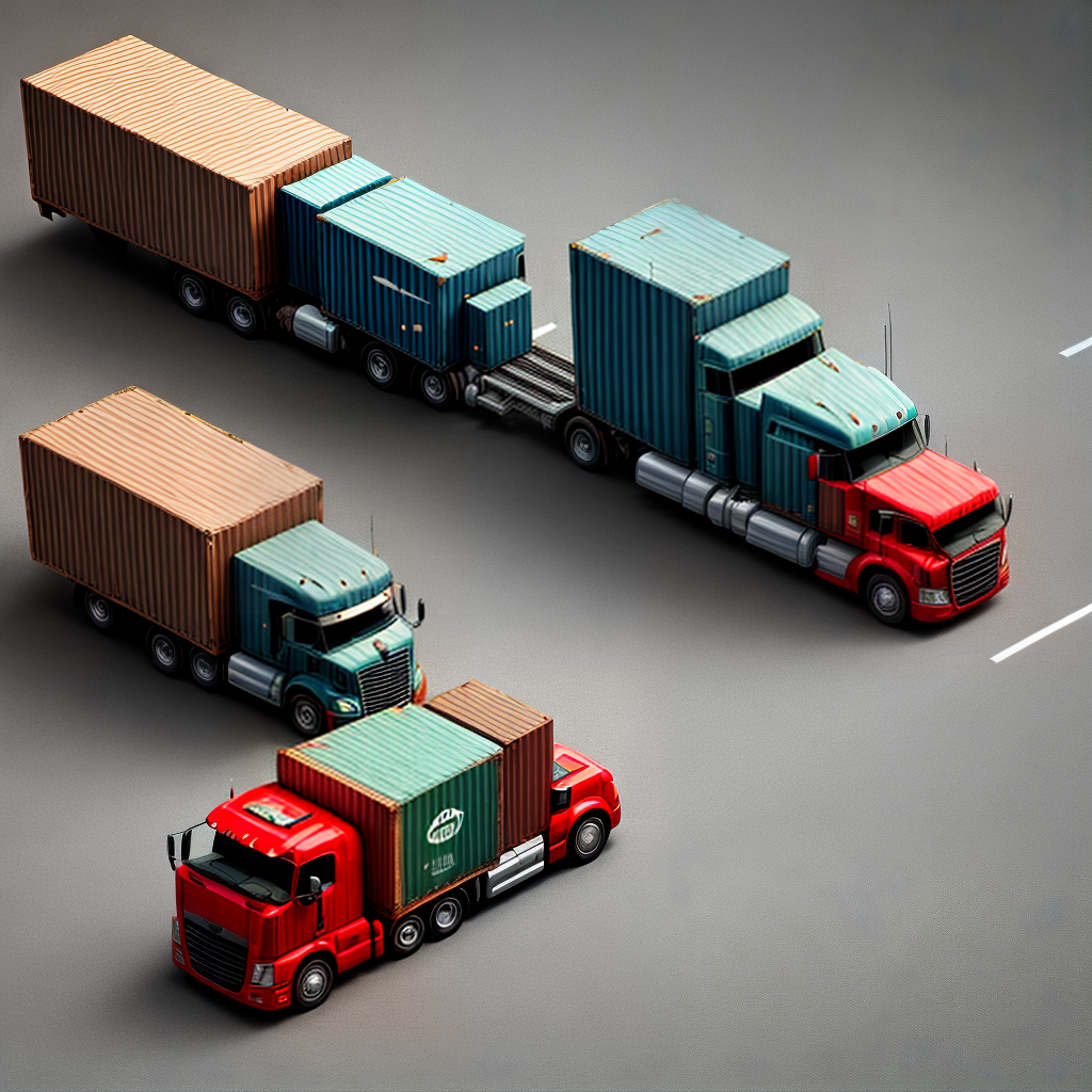 A logistics hero section background image left side should a a truck or ...