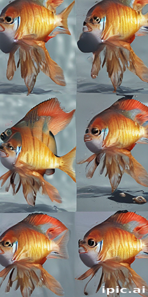 Colorful Fish Swimming Gracefully in a Vibrant Underwater Environment