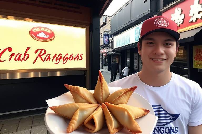 Delicious Crab Rangoon: A Young Chef Proudly Showcases His Culinary ...