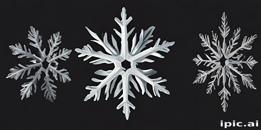 Intricate Snowflakes: Unique Designs Capturing the Beauty of Winter's Chill