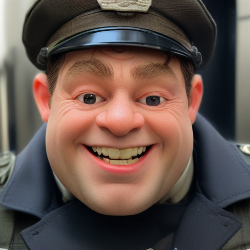 shrek as a cop