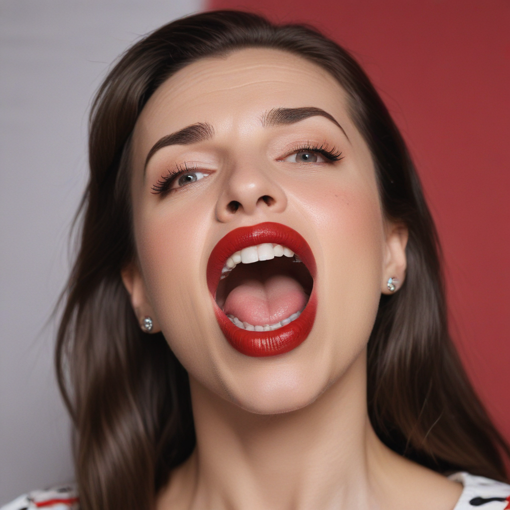 YouTube sensation Miranda sings, detailed face, wide open mouth ...