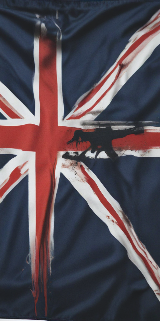 Wolf special ops UK flag