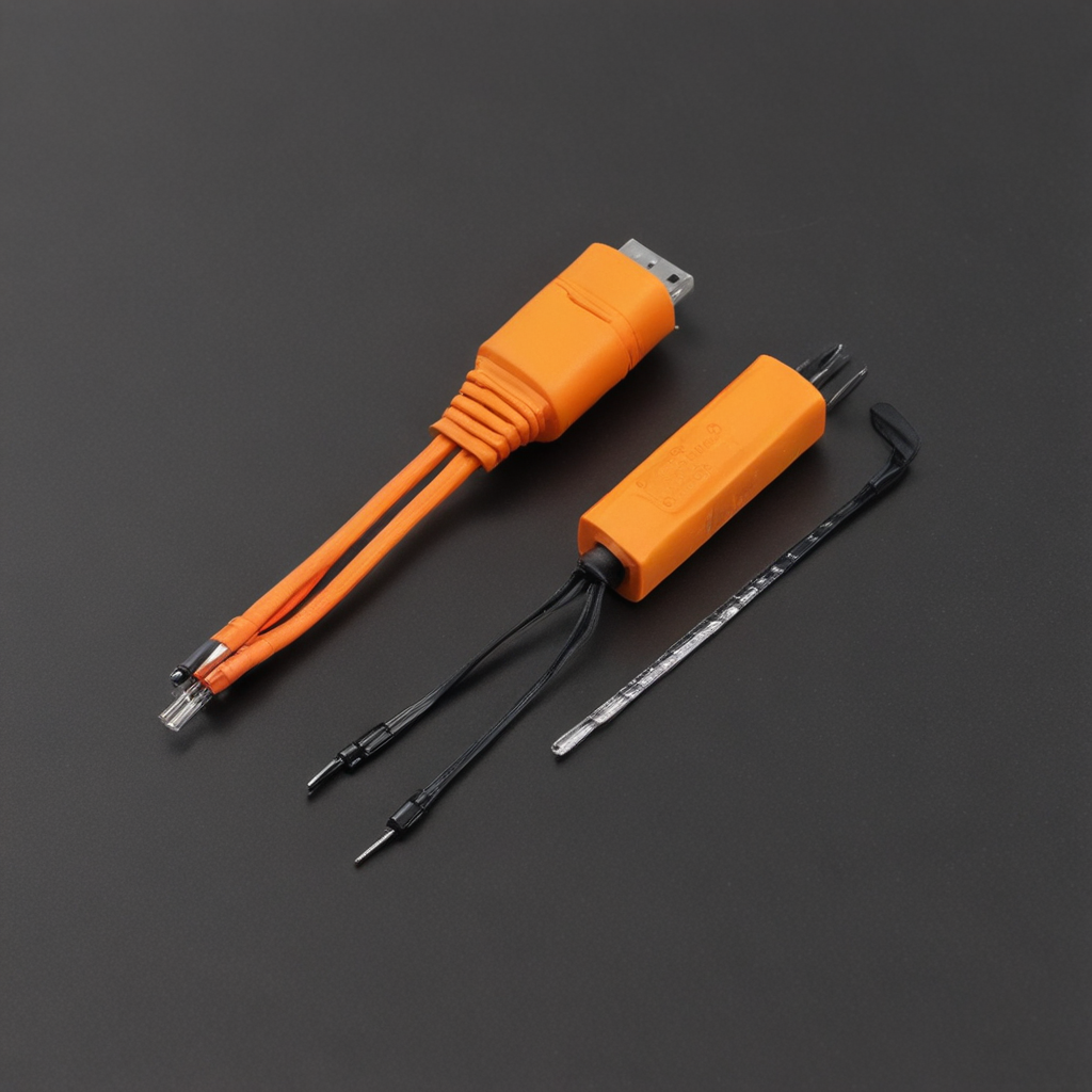 Proximity sensor with sensing light orange color