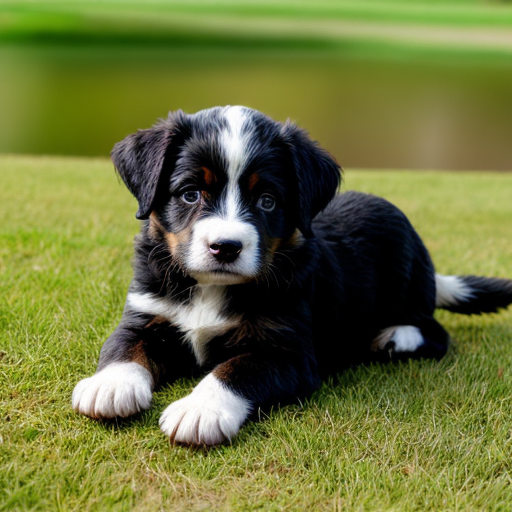 a very angry puppy