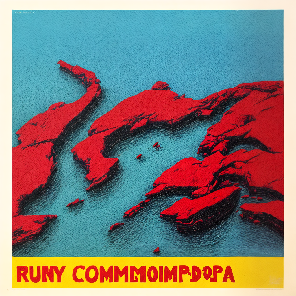 Modern communist poster