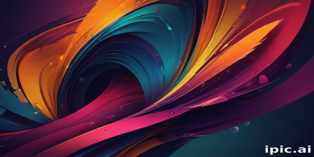 Vibrant Swirls of Color Creating a Dynamic Abstract Visual Experience