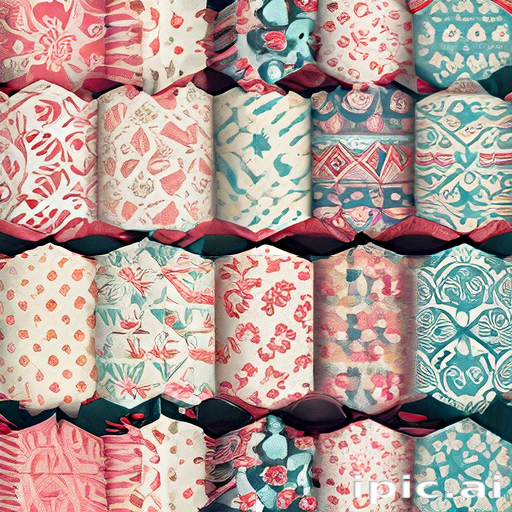 Colorful Collection of Decorative Paper Rolls Featuring Floral and ...
