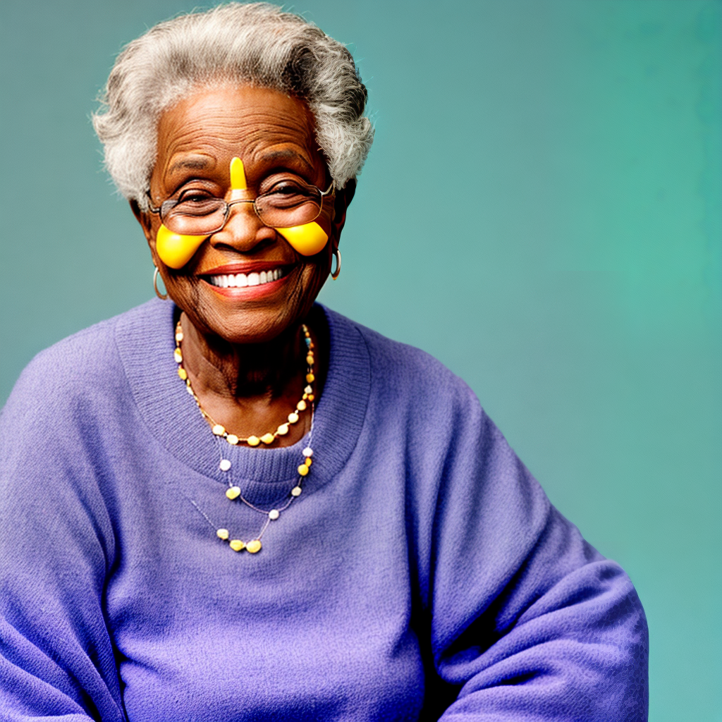 Free Ai Image Generator - High Quality and 100% Unique Images - iPic.Ai — Ebony granny smiling