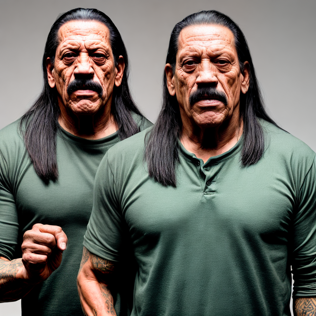 danny trejo con cara de zombi