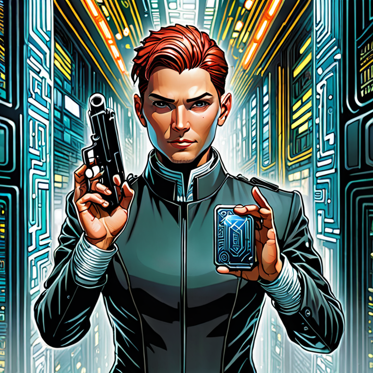 netrunner surreal art