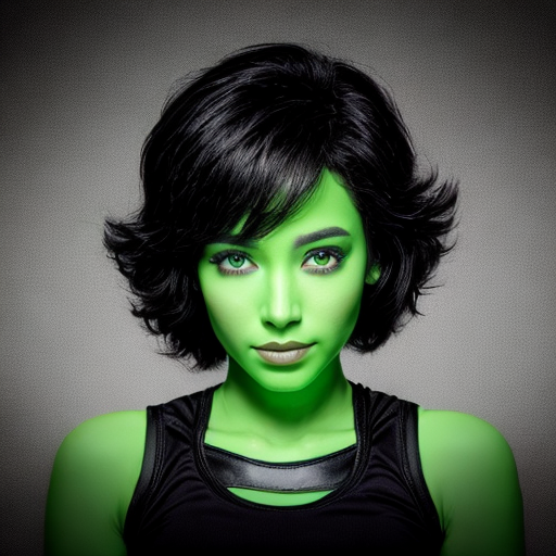 the name Zonia glowing green with a black background.