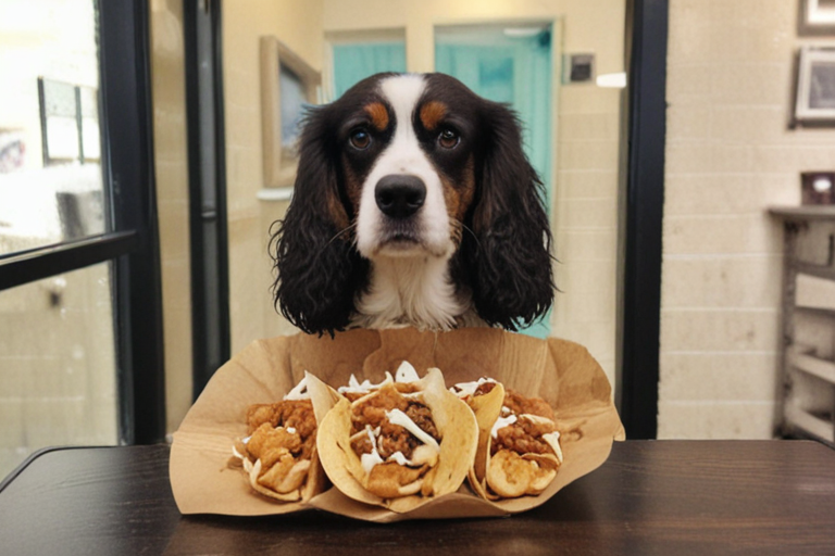 King Charles eating Taco Bell