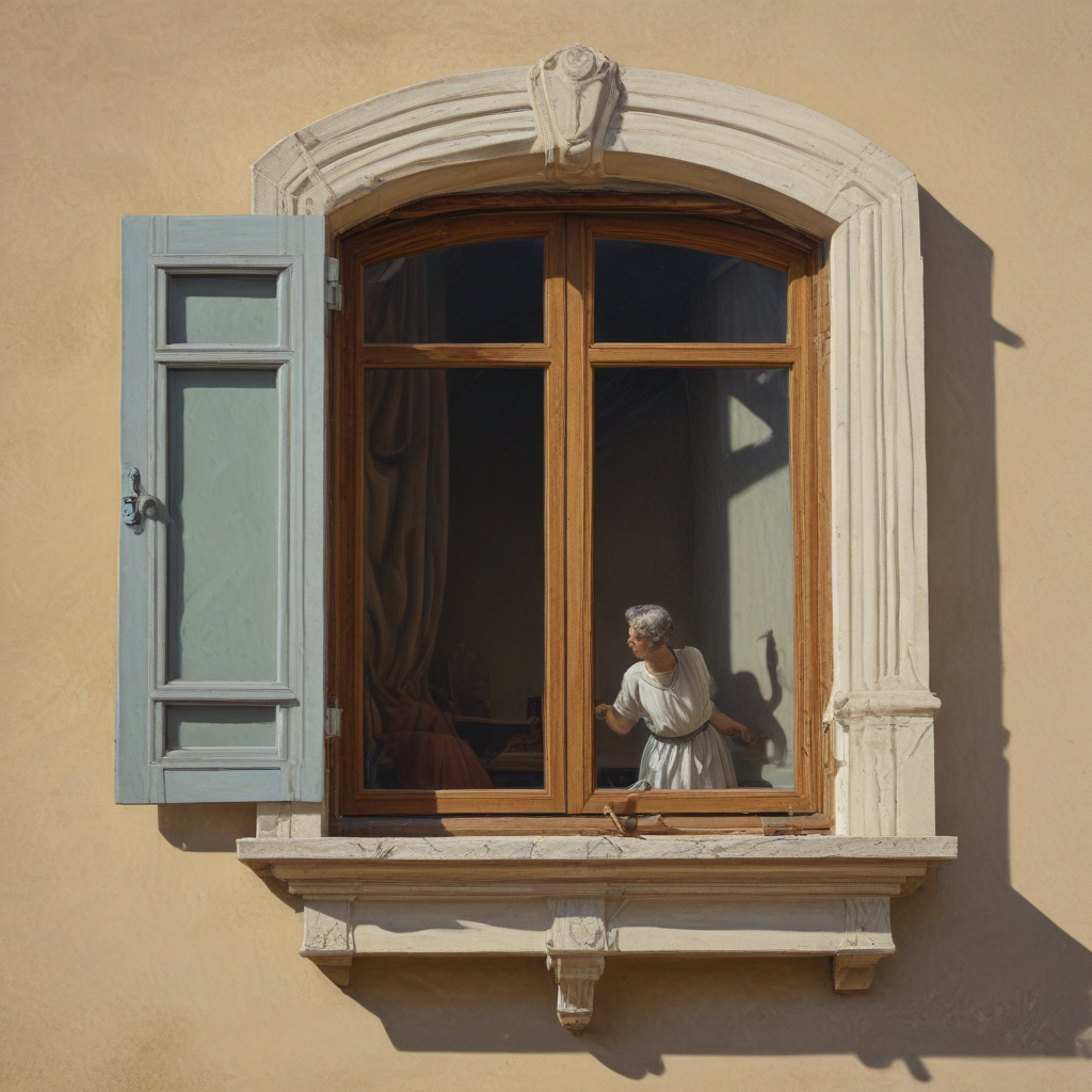 maurice toussaint trompe l´oeil leaving the painting moebius shadow ...