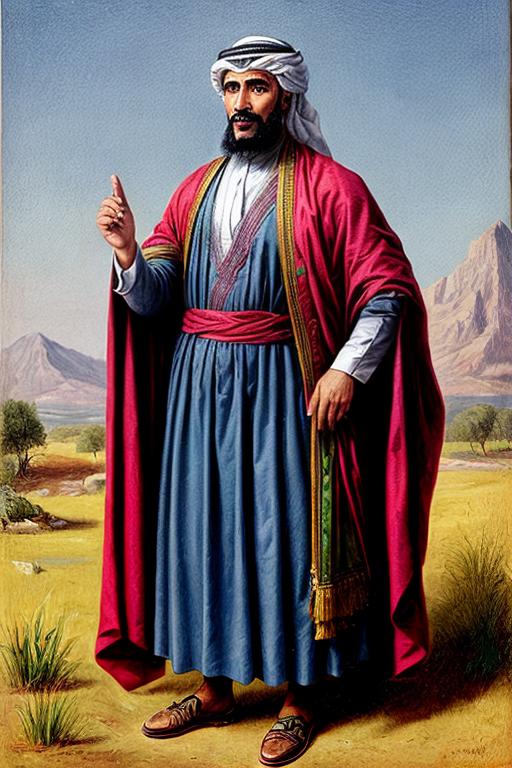 A historical Arab man