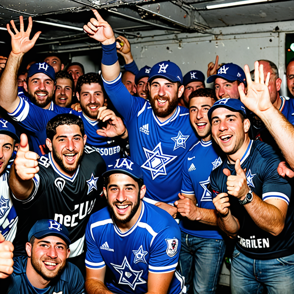 realistic jewish rangers football fans underground party