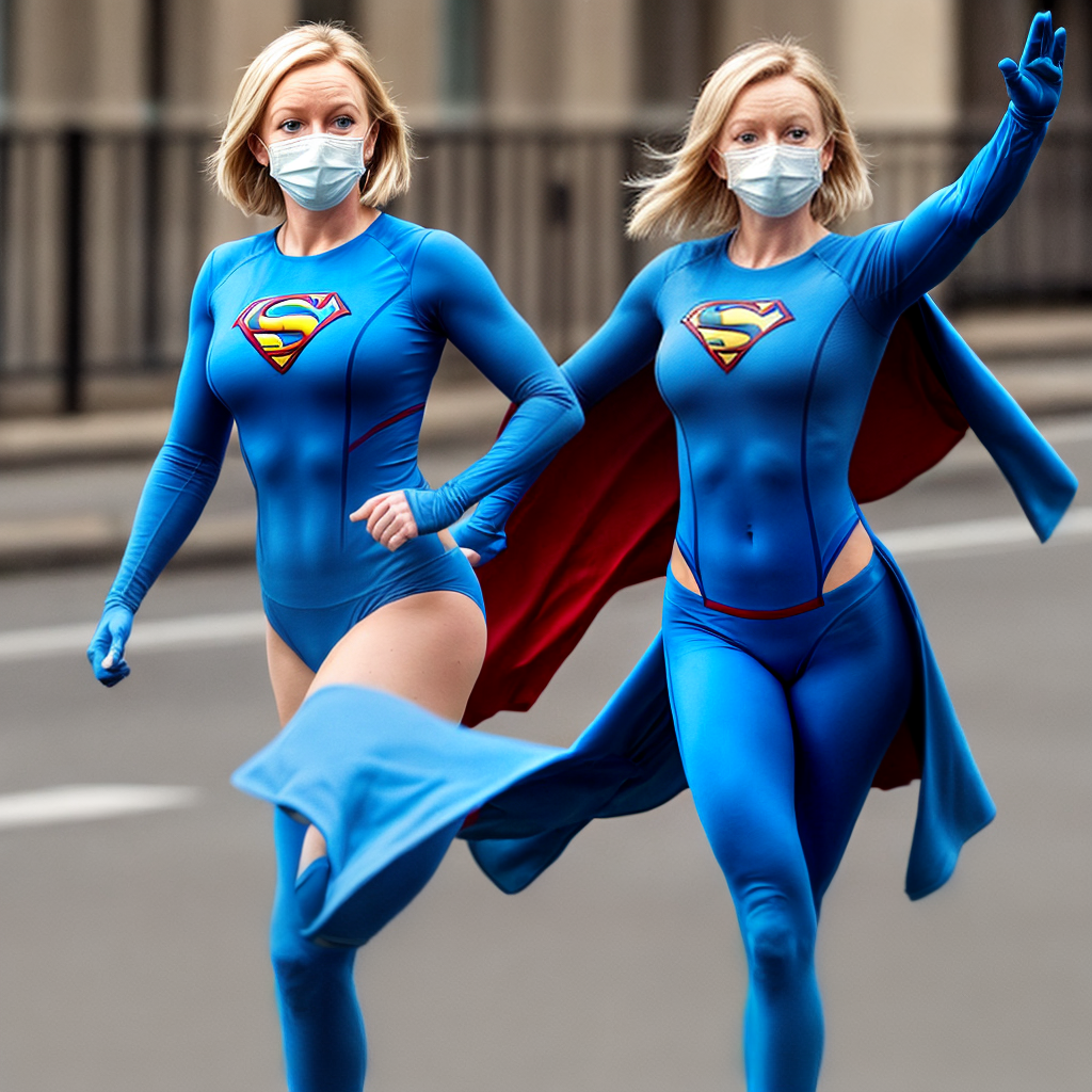 Liz truss as super hero