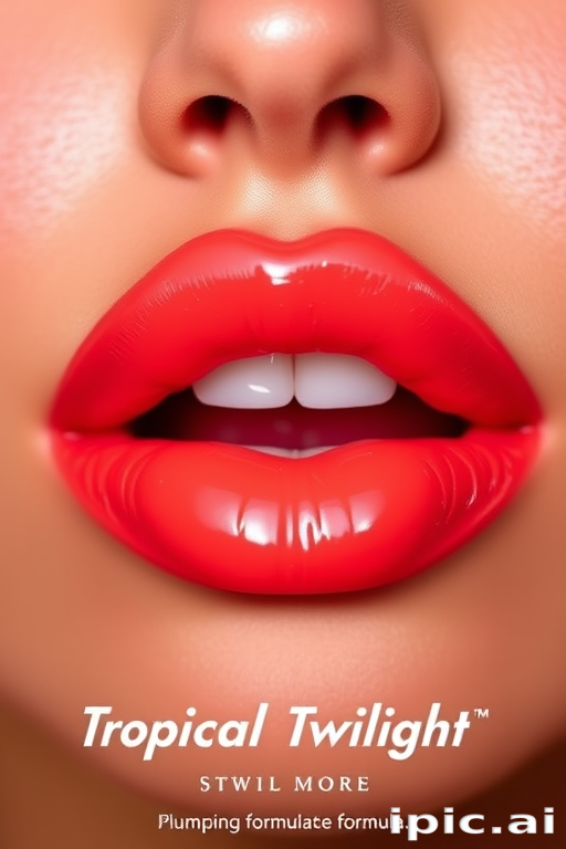 Vibrant Tropical Twilight: A Stunning Lip Plumping Formula for All