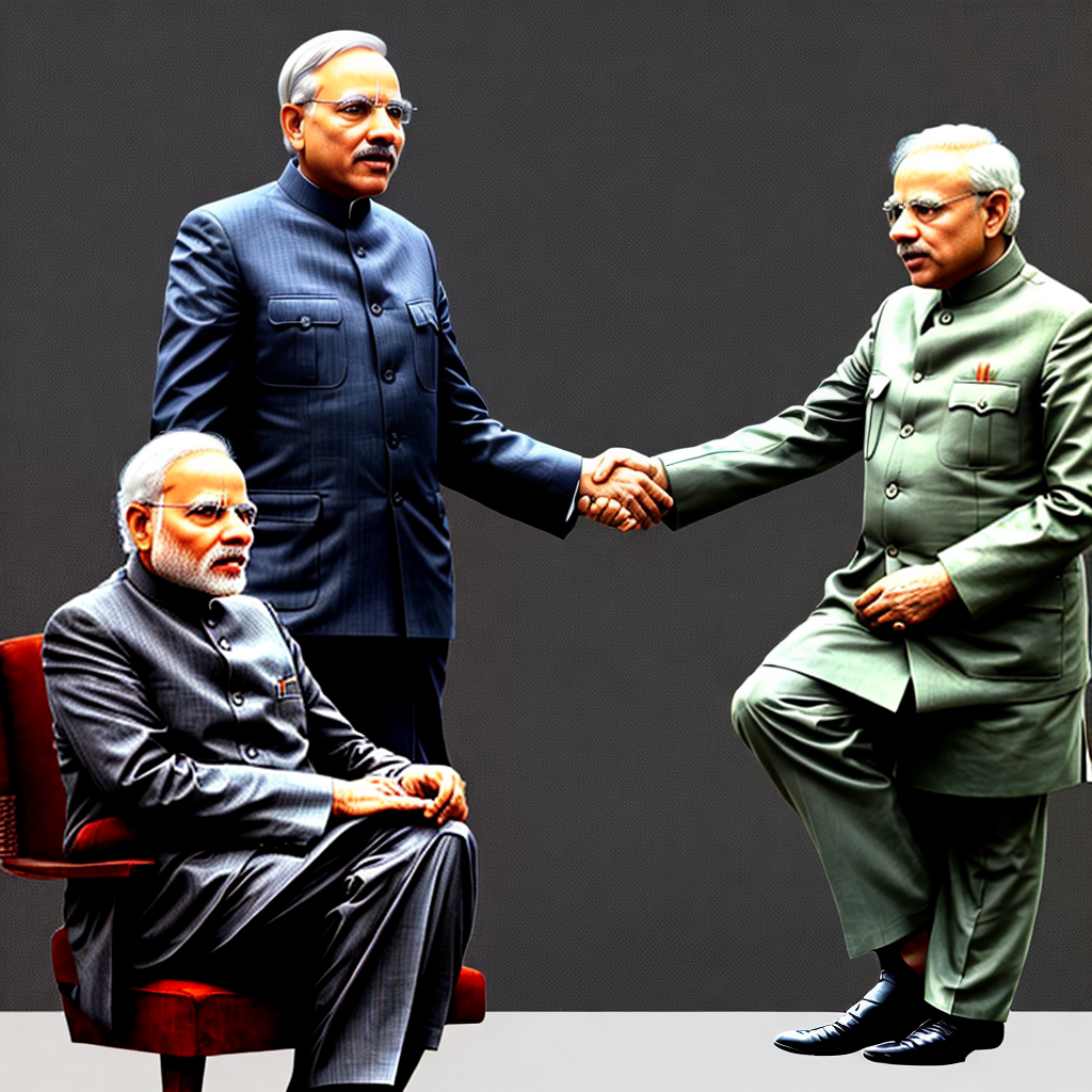 narendra modi kicking back of hitler