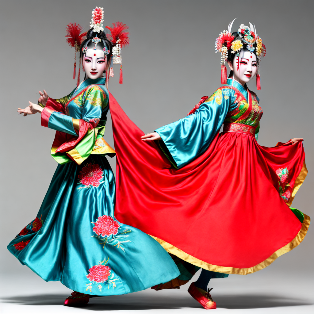 Most Vivid Beautiful Peking Opera (copyright free)