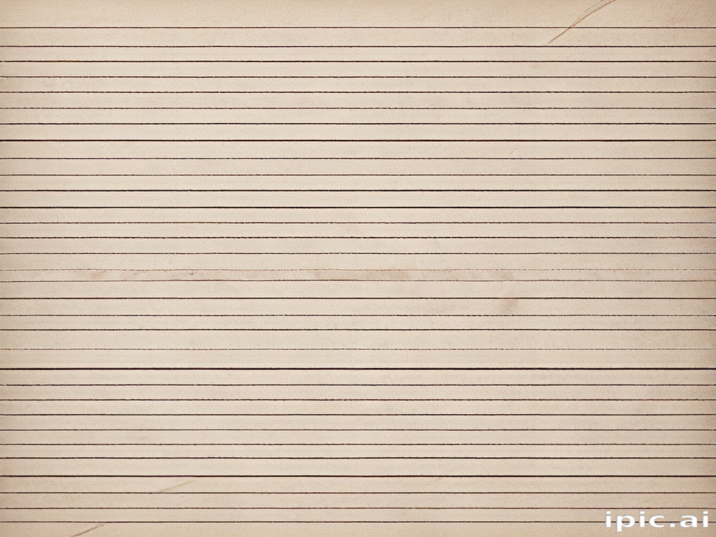 Blank Lined Paper Background Ready for Writing or Creative Projects