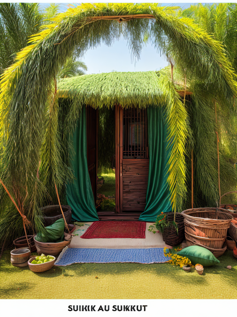 A greeting card for Sukkot