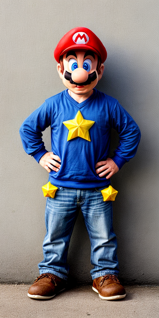 super mario in real life