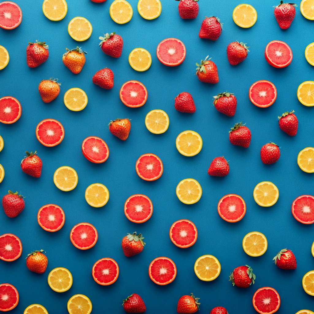 Most Vivid Beautiful Fruit Pattern Background Design (copy-right free)