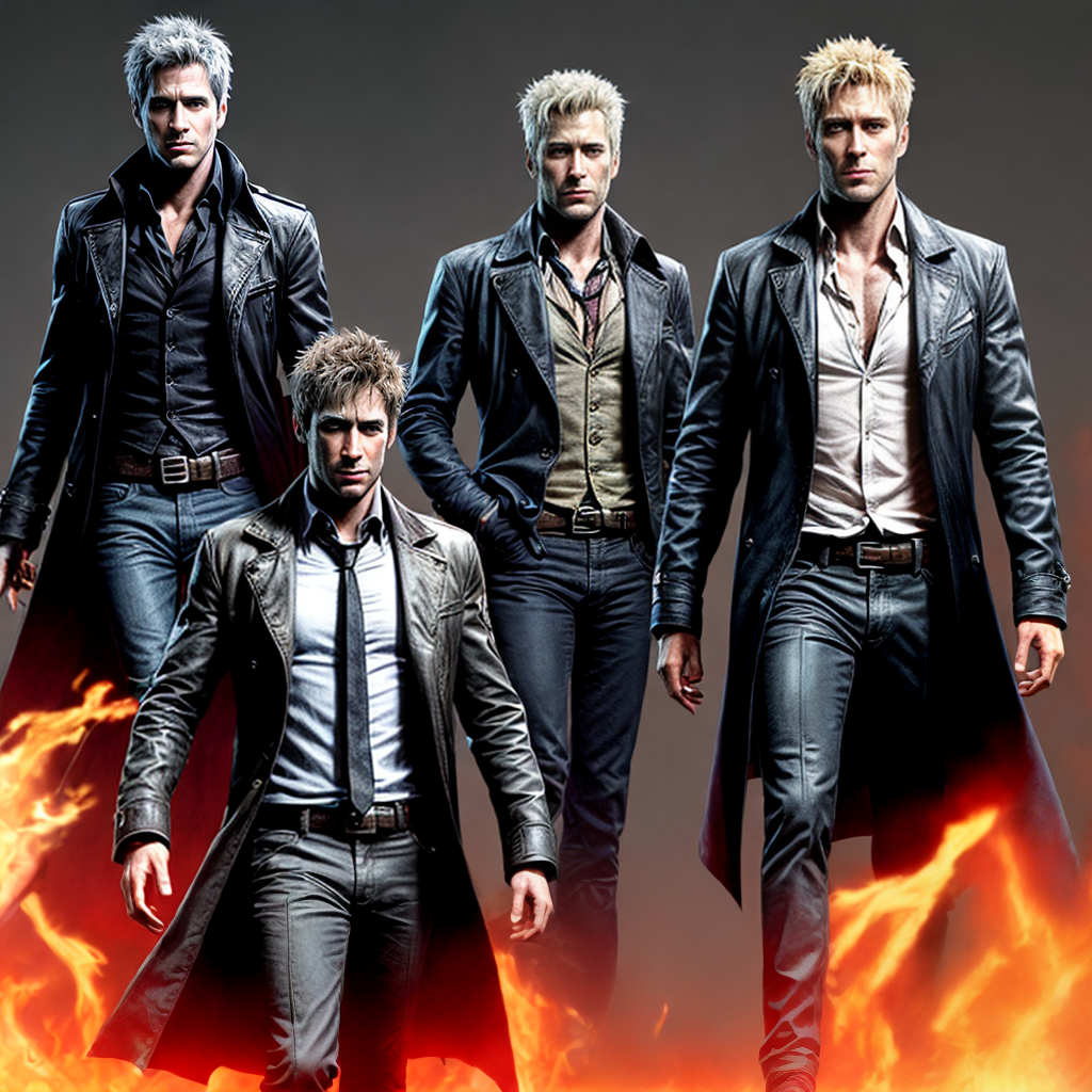 Constantine, hellblazer, sandman, Lucifer