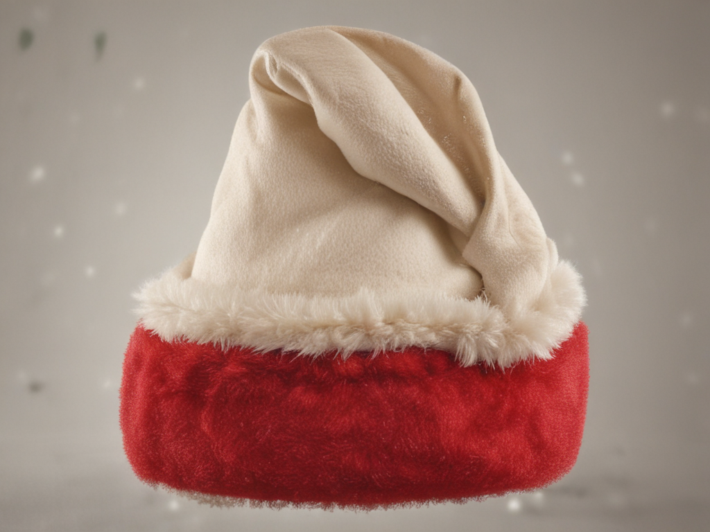 Festive Red and White Santa Hat Perfect for Holiday Celebrations and Cheer