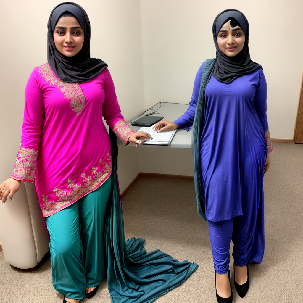 Hijabi Chubby Curvaceous Pakistani Women "Kajol Vidya Khan Mujra" on ...