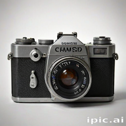 Vintage Camera with Classic Design and Retro Aesthetic from the Past