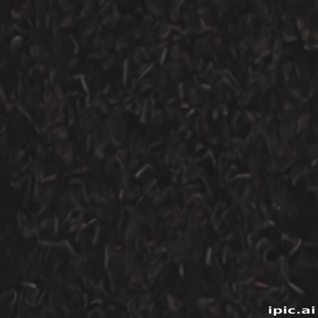 A Close-Up View of a Textured Black Surface with Intricate Patterns.