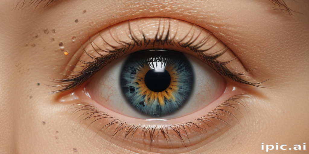 Close-Up of a Stunningly Detailed Human Eye with Vibrant Colors