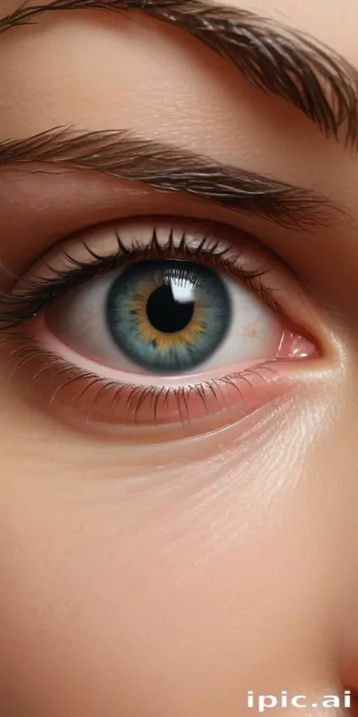 Close-Up of a Realistic Human Eye with Stunning Detail and Color