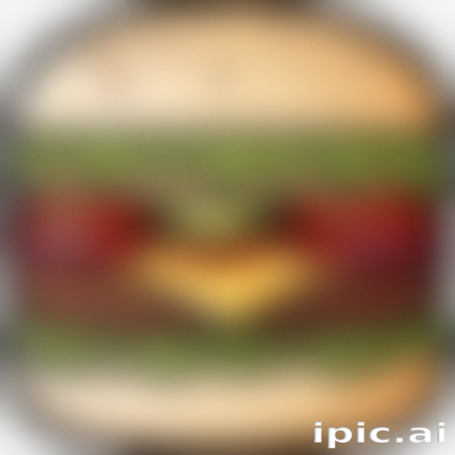 A Deliciously Crafted Burger with Fresh Ingredients and Vibrant Colors.