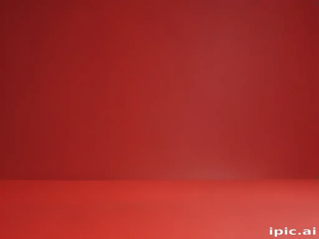 Vibrant Red Background Creating a Bold and Striking Visual Impact