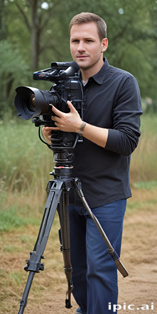 Professional Cameraman Capturing Stunning Nature Shots with High ...