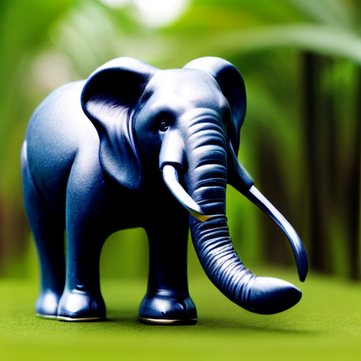 human elephant hybrid in a jungle