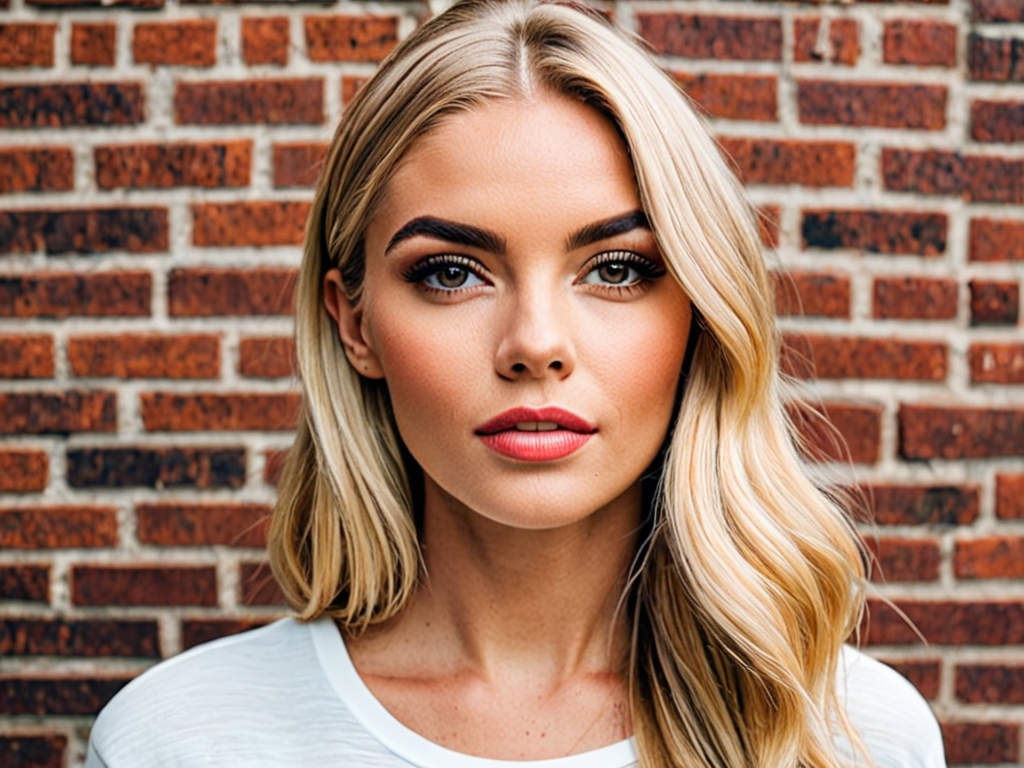 woman with blond hair influencer