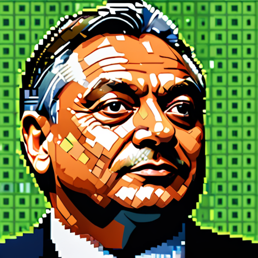 Viktor Orbán pixel art