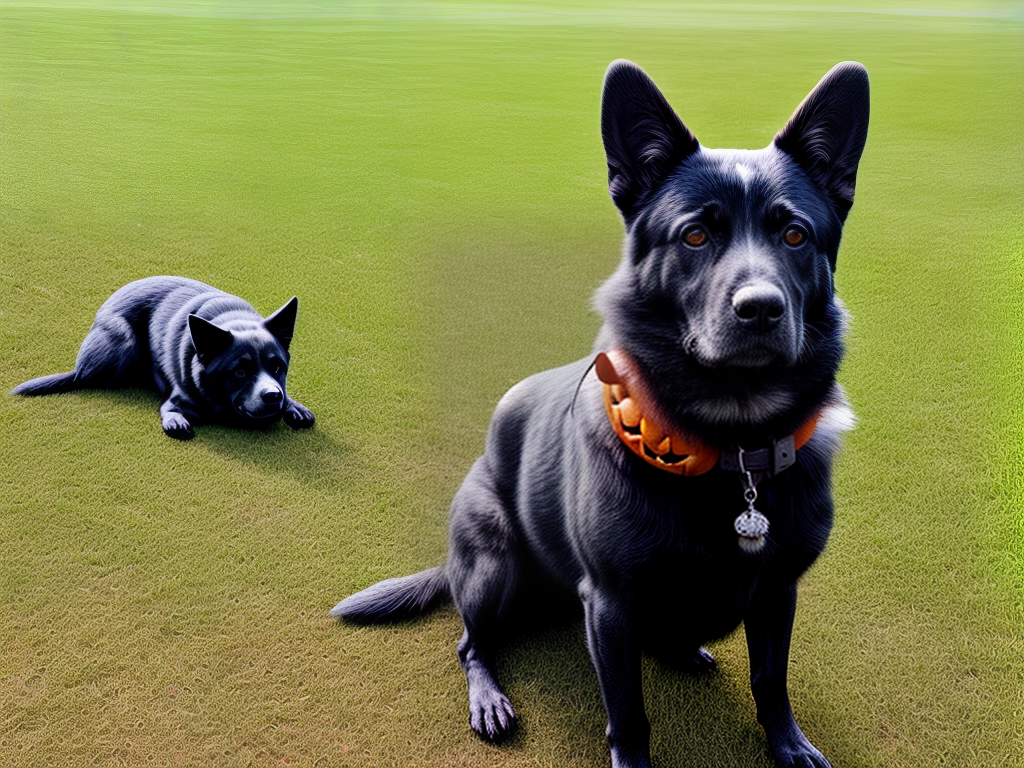 Halloween ghost Dog