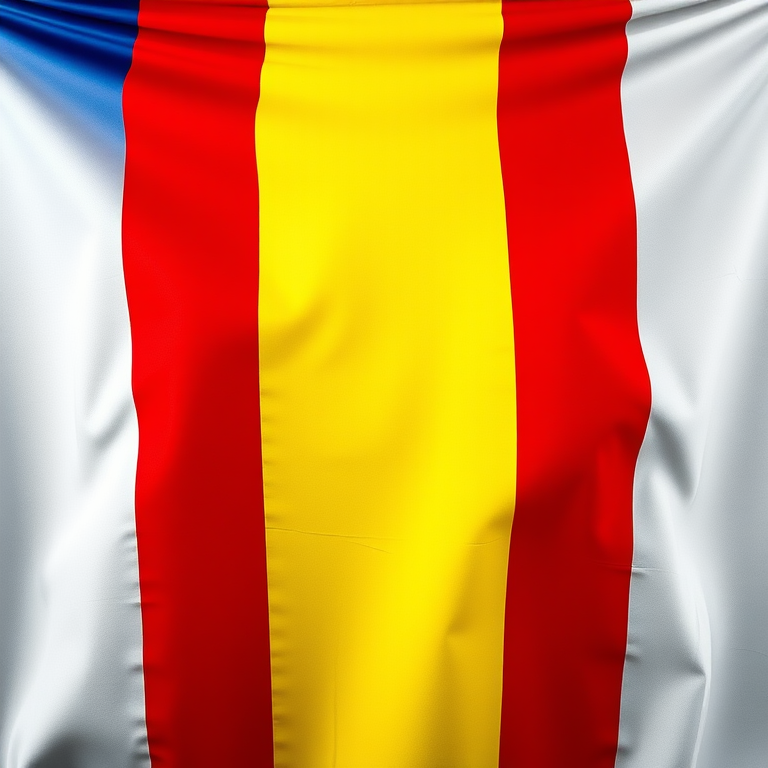Generate a high-resolution image of the French flag with vibrant colors ...