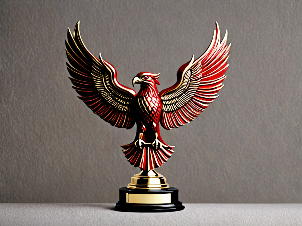 red fenix trophy 2d draw with outh back ground