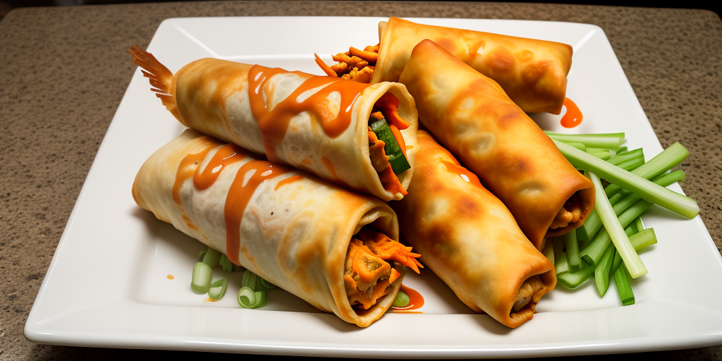 Deliciously Crispy Spring Rolls Filled with Fresh Vegetables and Savory ...